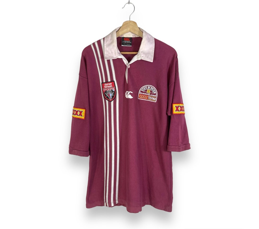 Vintage 1990s Queensland State of Origin Jersey Shirt Adult Size Large ...