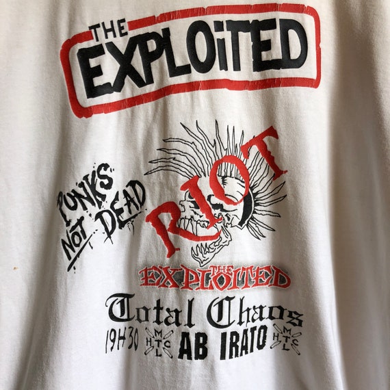 Vintage Exploited Total Chaos Punks Not Dead Bootleg … - Gem