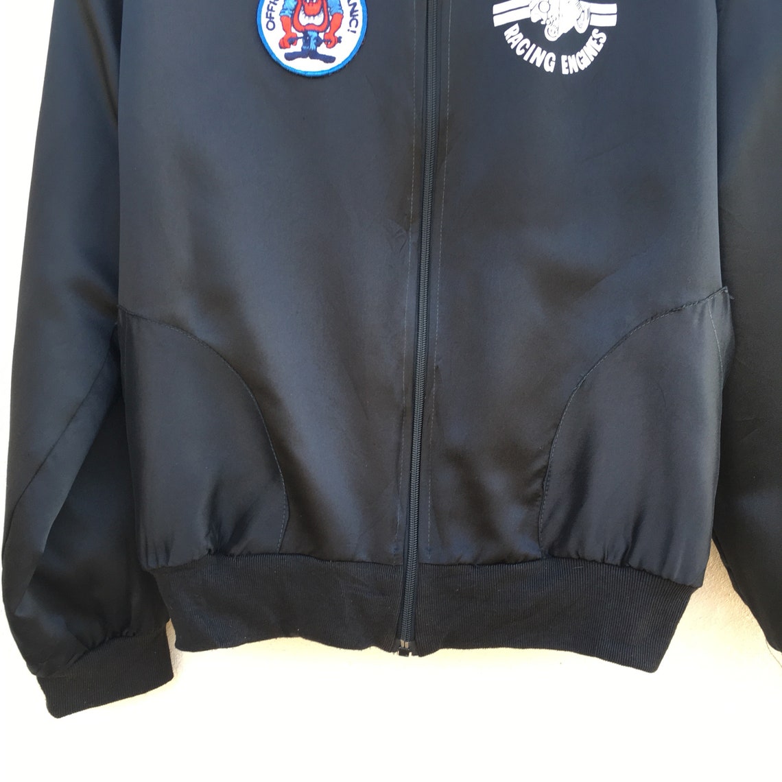 Vintage 70s Ford Nylon Bomber Graham Withers Racing Jacket With Cotton ...