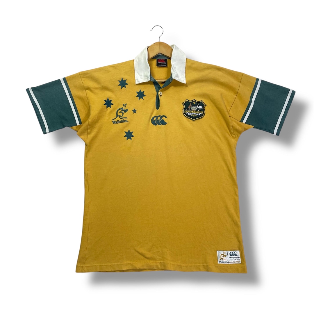 Vintage 2000s CCC Canterbury Wallabies Australia Rugby Union Shirt ...