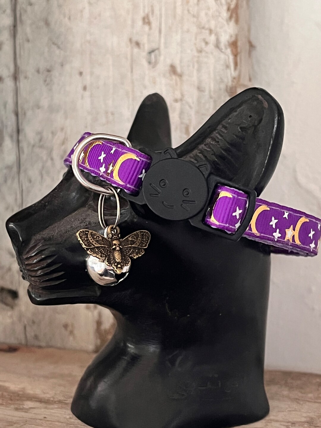 Luna Moth Cat Collar Cult Witches Cat BREAKAWAY Collar (great for ...