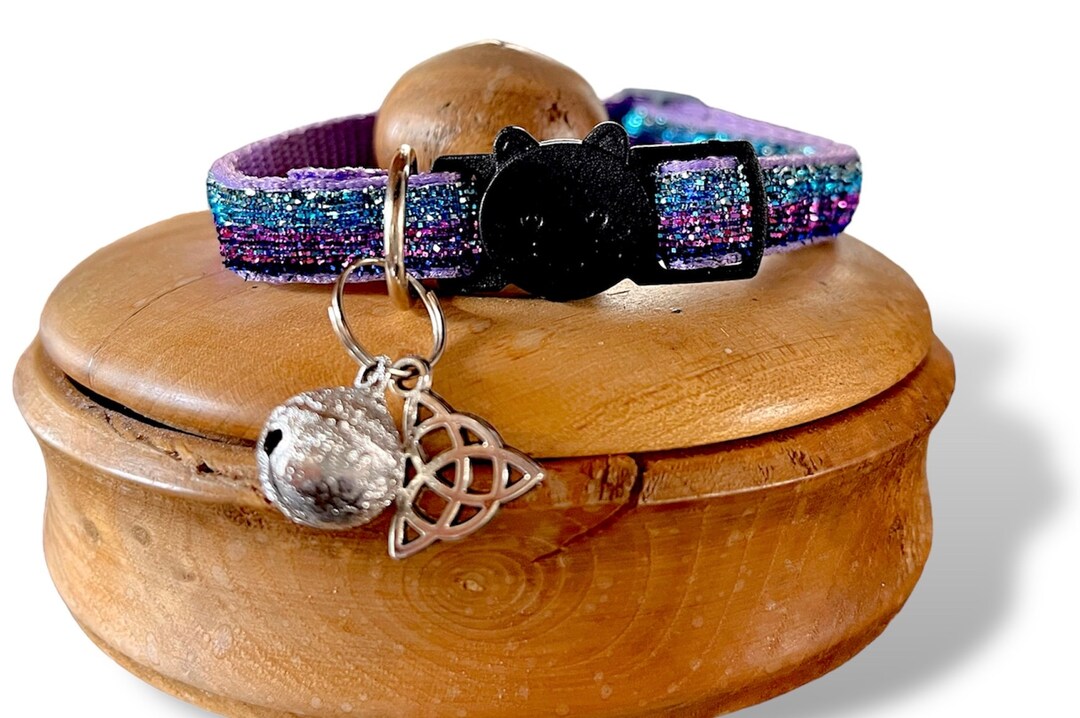 CHARMED Celtic Knot Wiccan Witch Cat Collar Pagan - Etsy