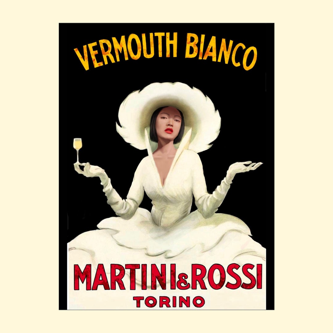 Modern Vermouth Bianco Martini Rossi Poster Prints - Etsy