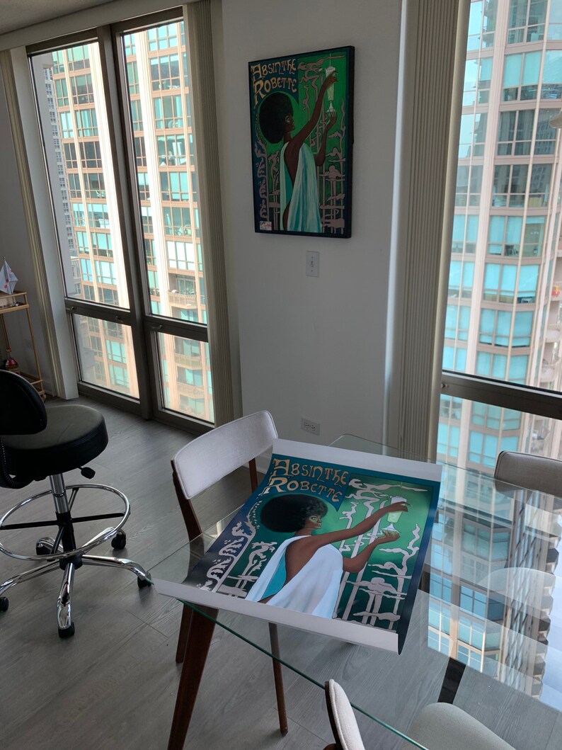 Modern Absinthe Robette Poster Print - Etsy