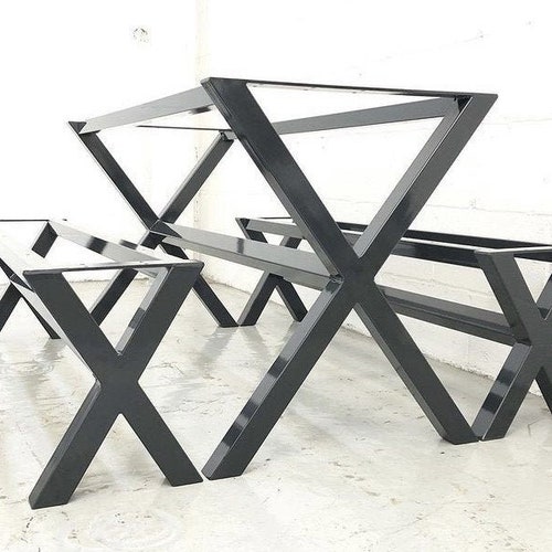 Inverted Trapezium Frame by Designer Legs Rustic Steel Metal - Etsy UK