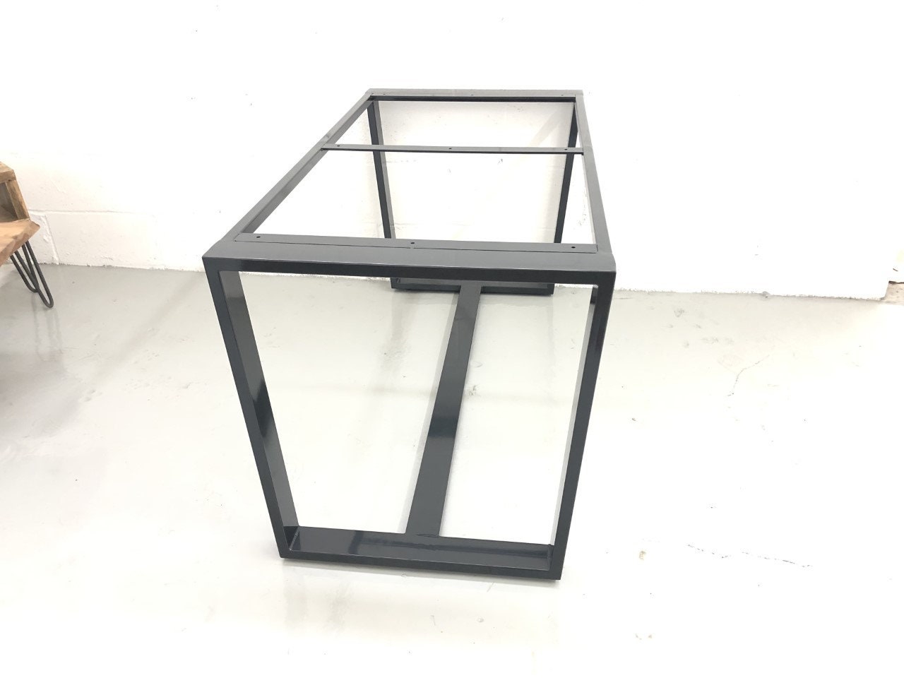 Inverted Trapezium Frame by Designer Legs - Rustic Steel Metal ...