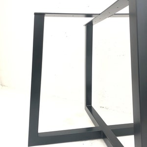 Trapezium X Table Frame by Designer Legs - Dining/steel/metal ...