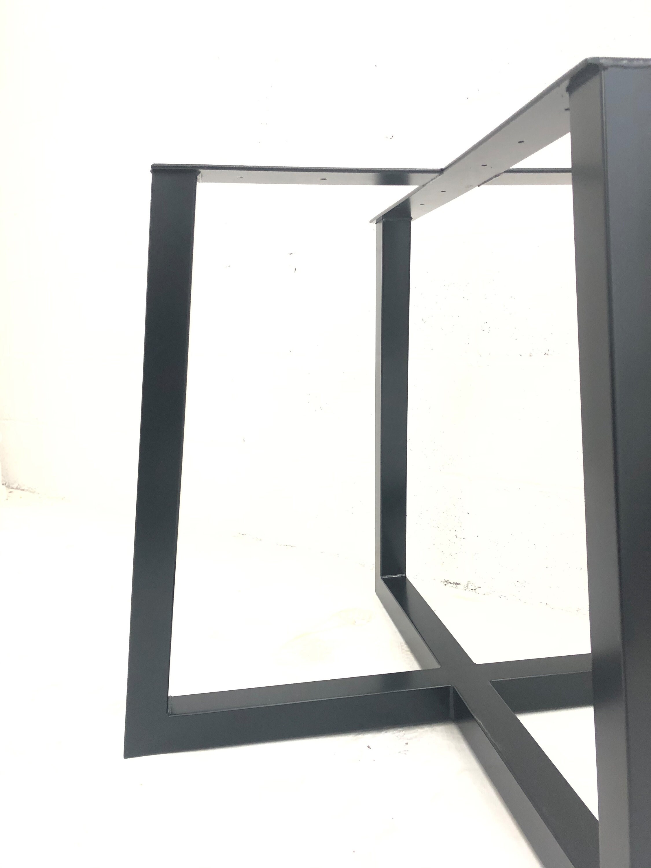 Trapezium X Table Frame by Designer Legs - Dining/steel/metal ...