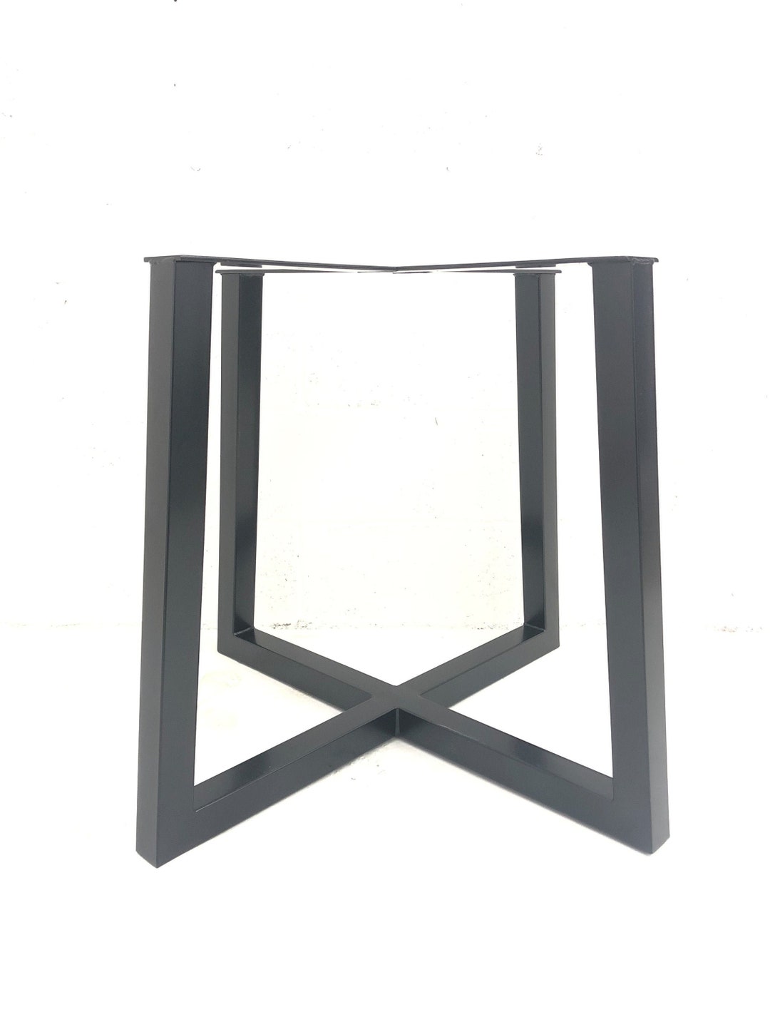 Trapezium X Table Frame by Designer Legs - Dining/steel/metal ...