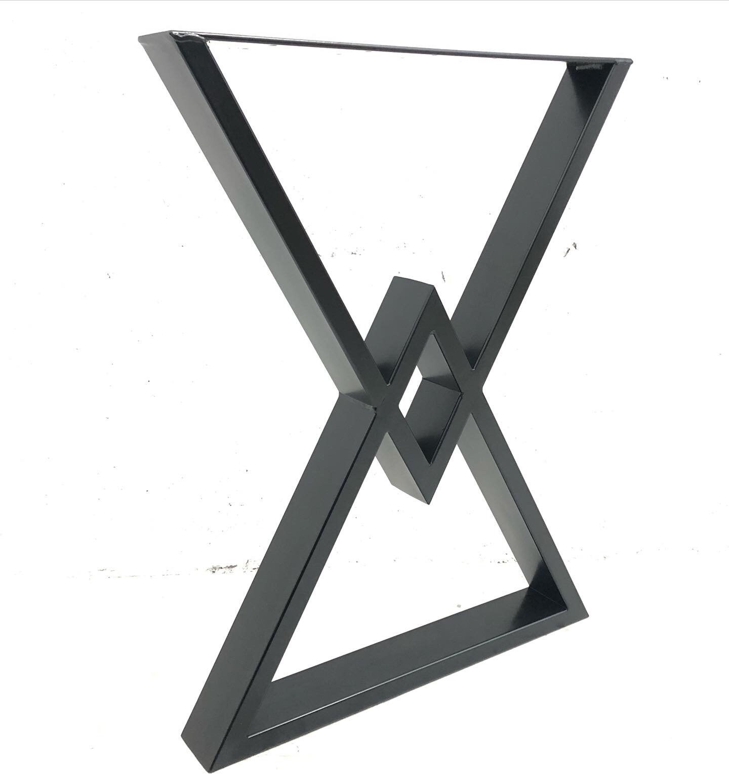 Diamond Table Legs by Designer Legs / Steel Metal Industrial Office ...