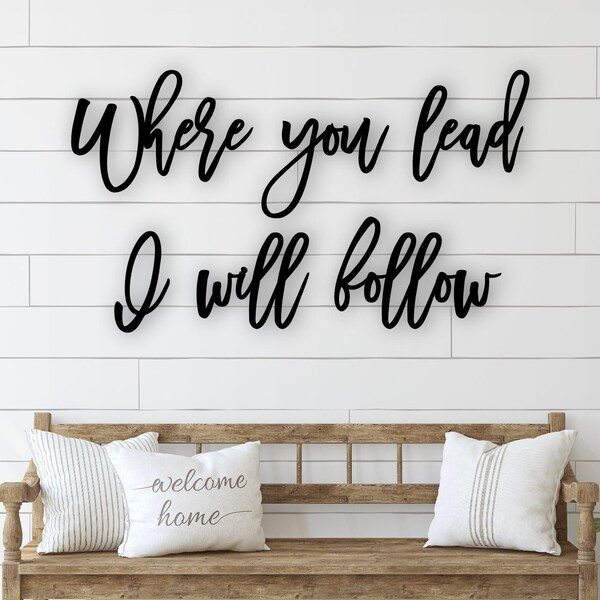 I Will Follow You - Etsy