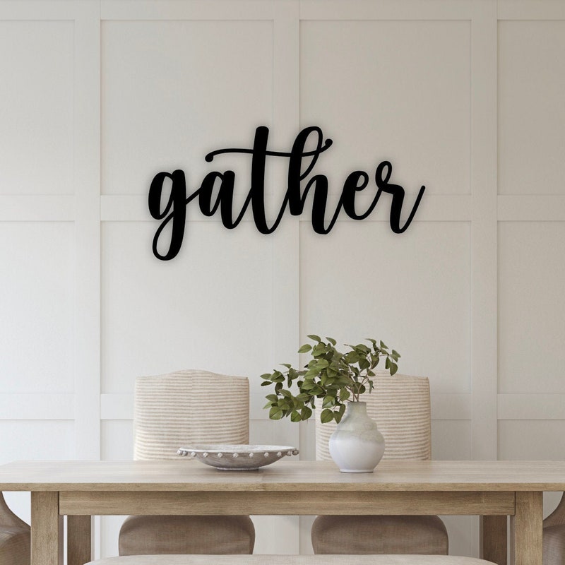 Large Gather Sign - Etsy