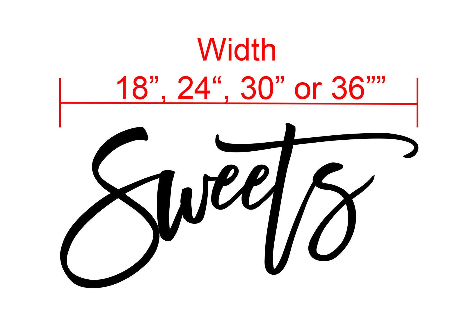 Sweets 3D Wood Sign Wood Word Cut Out Laser Cut Wedding | Etsy