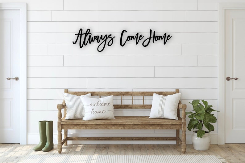 Always Come Home Place 3D Wood Sign Cut Out Wood Words Laser - Etsy