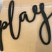 Play 3D Sign Wood Sign Playroom Decoration Kids Room Wall - Etsy