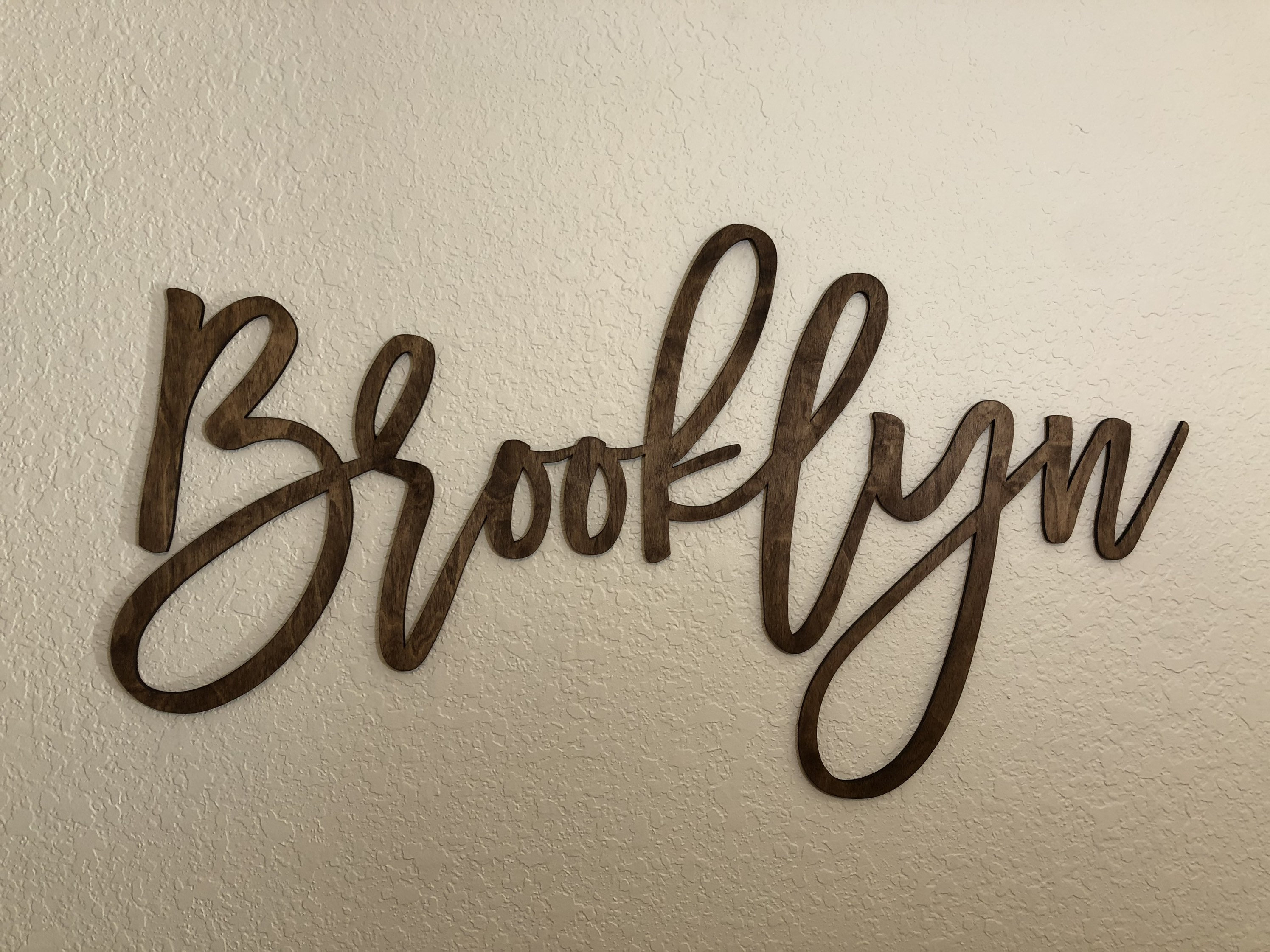 Baby Name Sign Cutout Name Cut Out Personalized Name Sign | Etsy