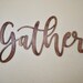 Gather 3D Sign Wood Sign / Laser Cut Farmhouse Decor / Dining Room Sign ...