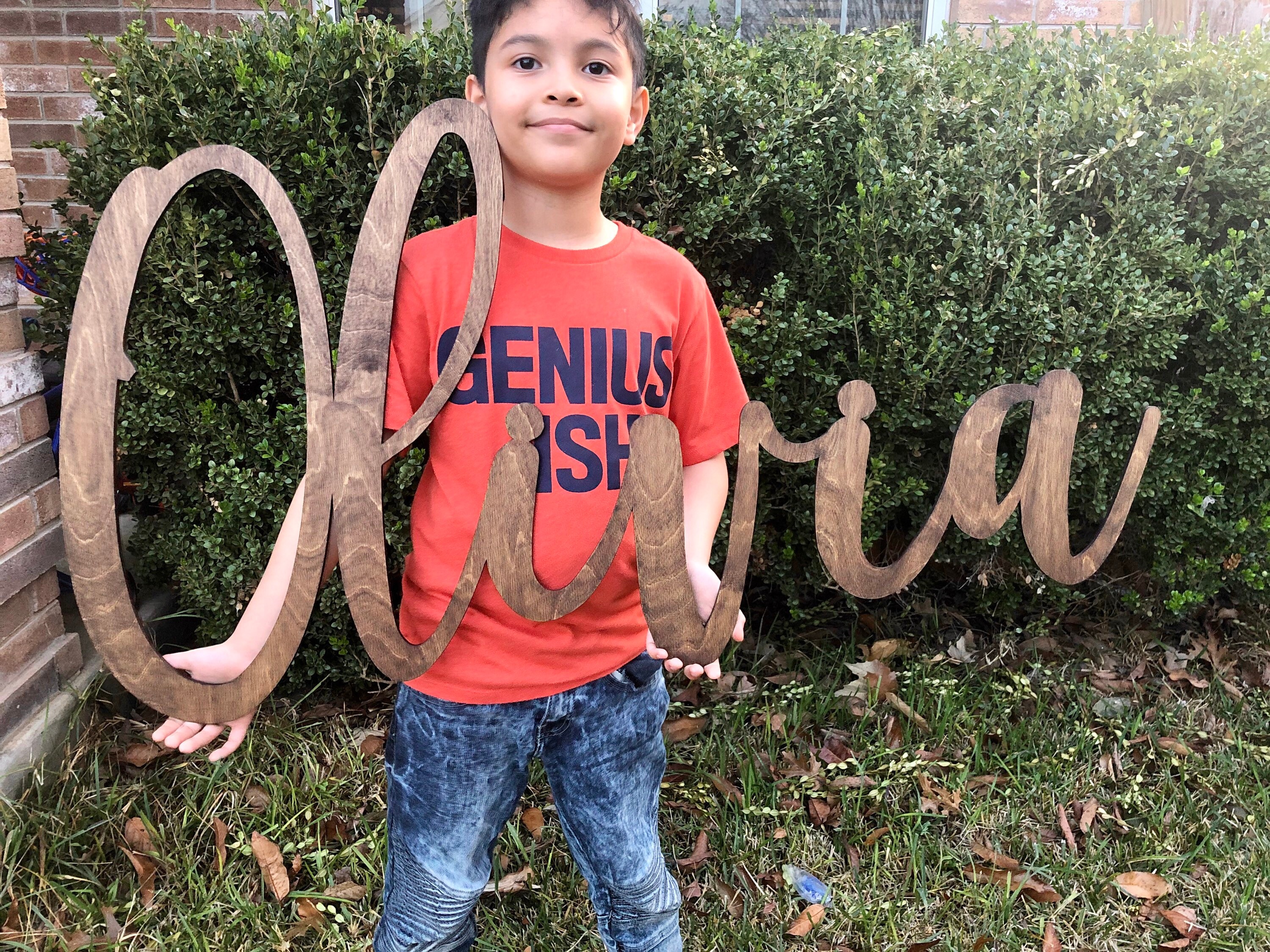 Baby Name Sign Cutout Name Cut Out Personalized Name Sign | Etsy