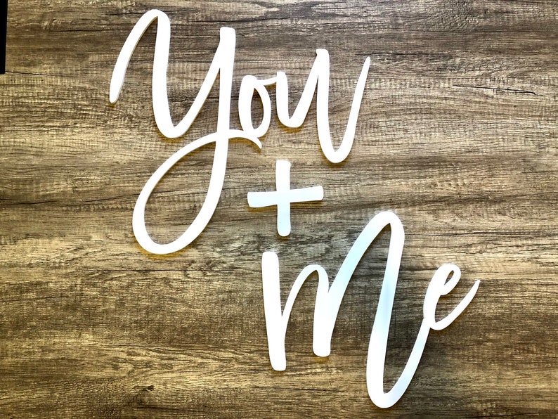 You Me Sign Wedding Sign Master Bedroom Decor Laser Cut - Etsy