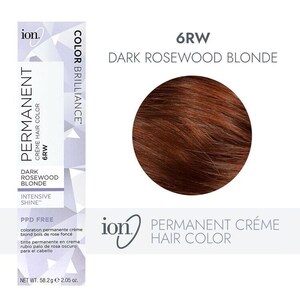 Ion Color Brilliance Permanent Crème Hair Color 6RW Dark Rosewood ...