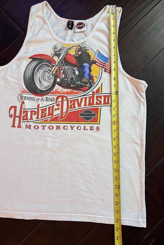 Harley Davidson Motorcycle Burning up the Road Grove’… - Gem