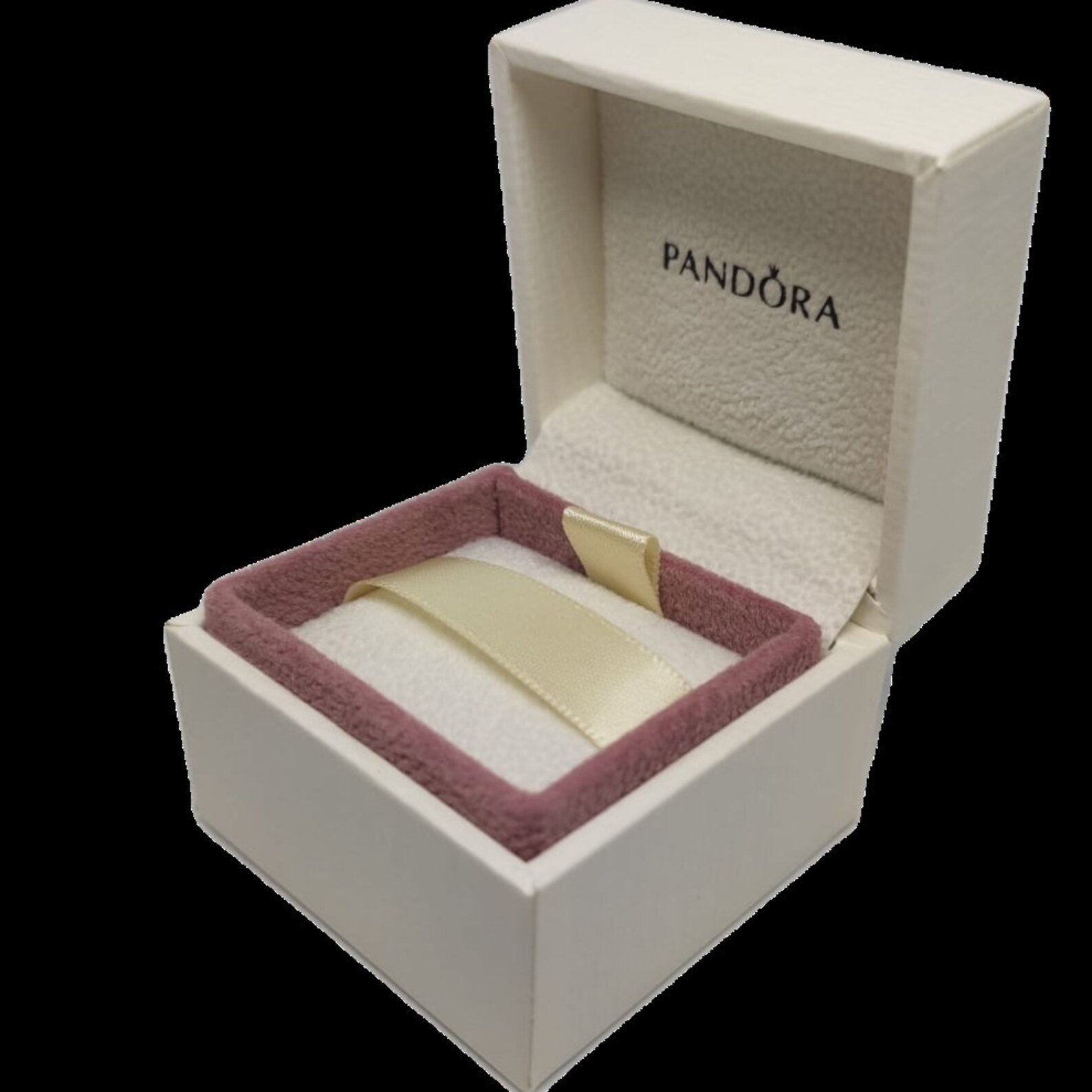 Pandora Charm Box Cream 5x5x4cm - Etsy UK