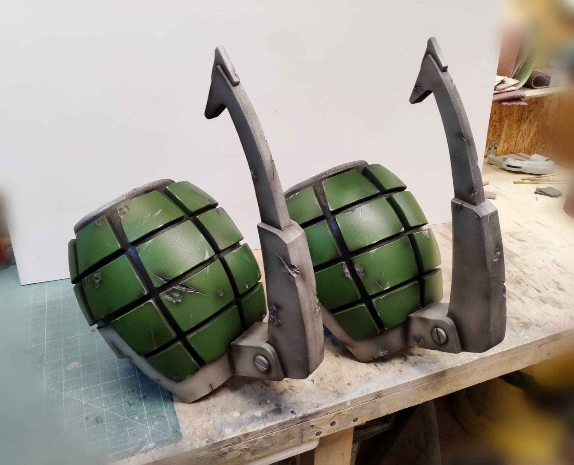 Bakugou Katsuki grenade bracers gauntlets Boku No Hero | Etsy