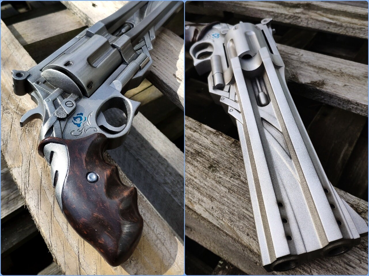 High quality Blue Rose Nero Revolver inspired Devil may Cry | Etsy