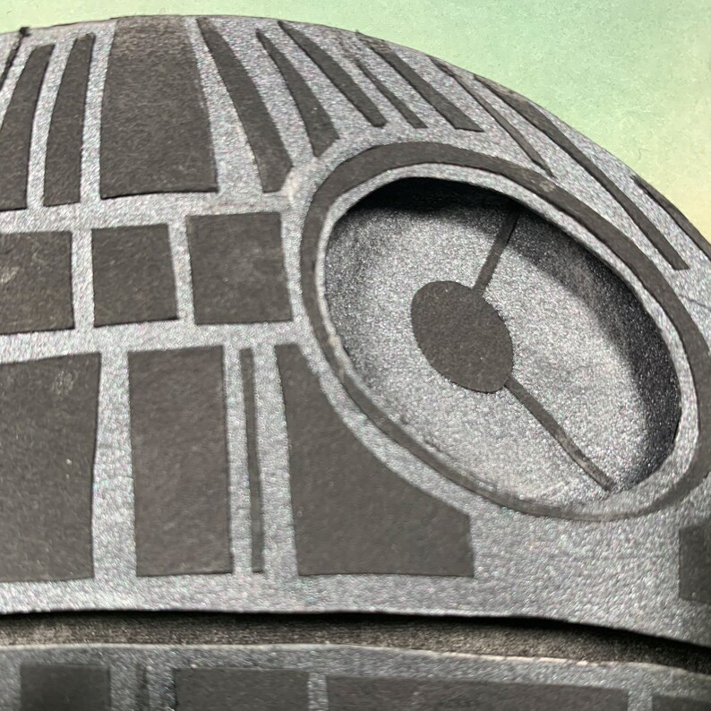 Framed Death Star on the Horizon 3D Paper Art - Etsy