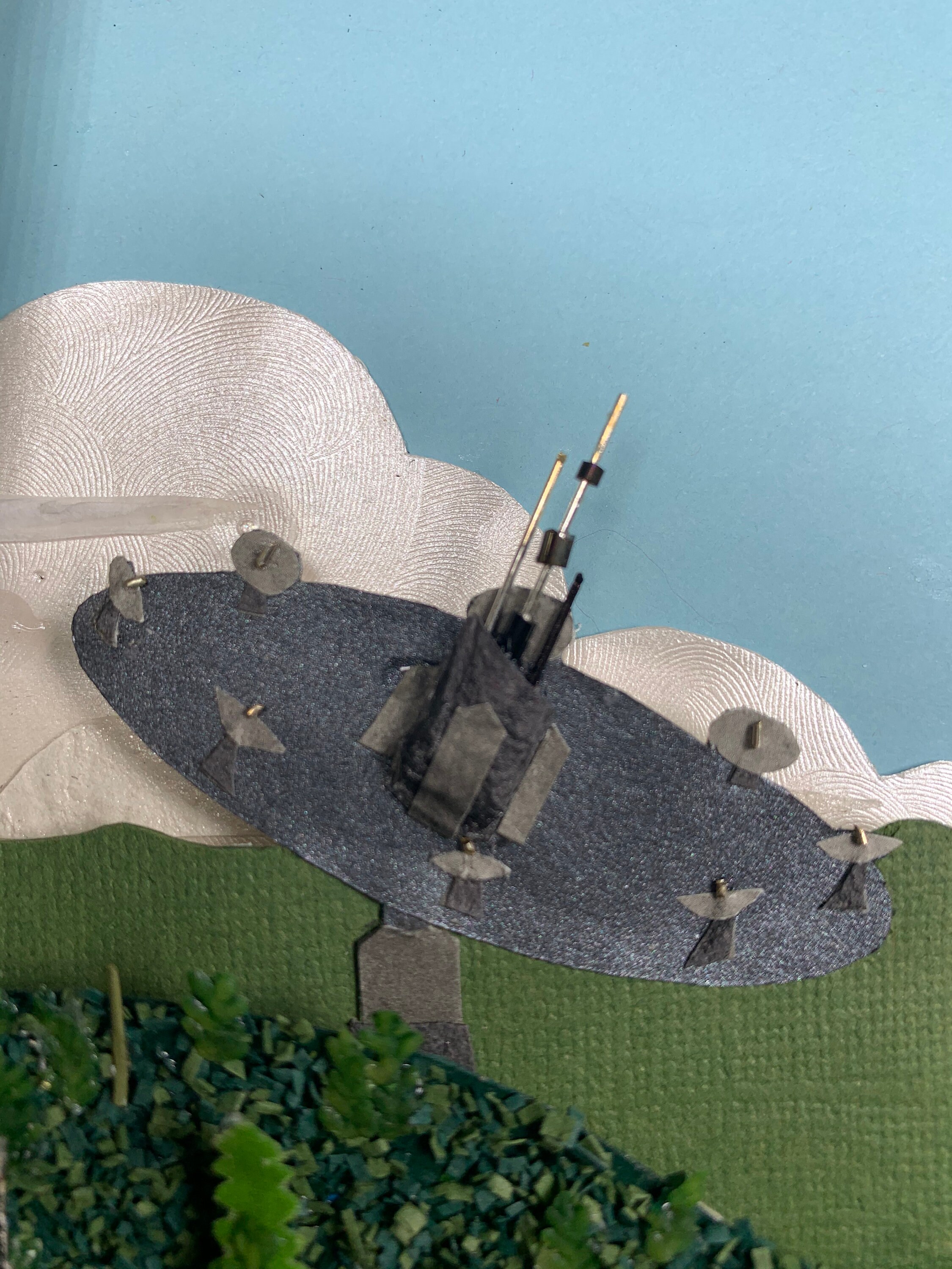 Framed Death Star Over Endor 3D Paper Art | Etsy