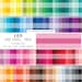100 Striped Digital Paper Pack, Commercial Use Seamless Large Tinted ...