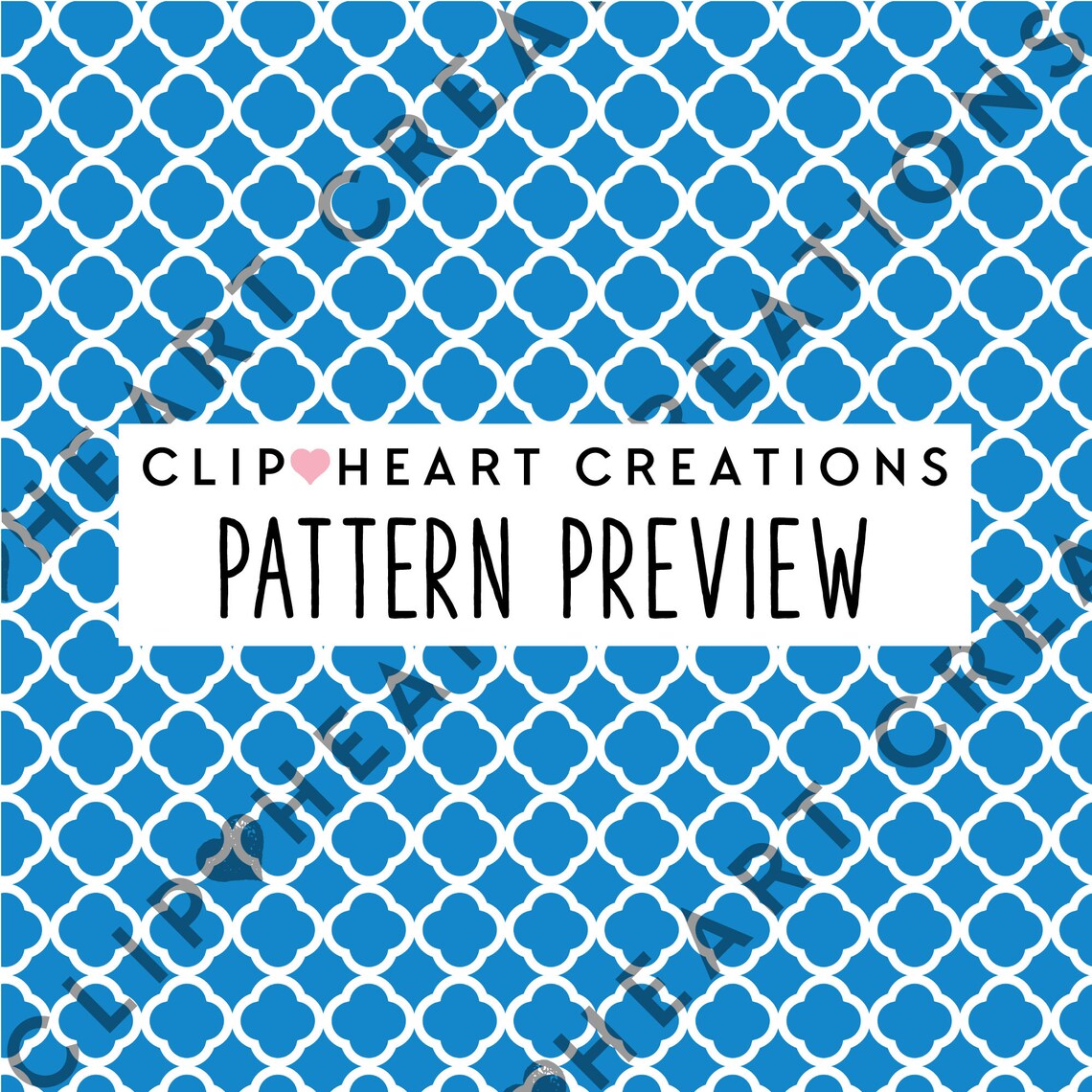 100 Quatrefoil Pattern Digital Paper Pack Commercial Use | Etsy