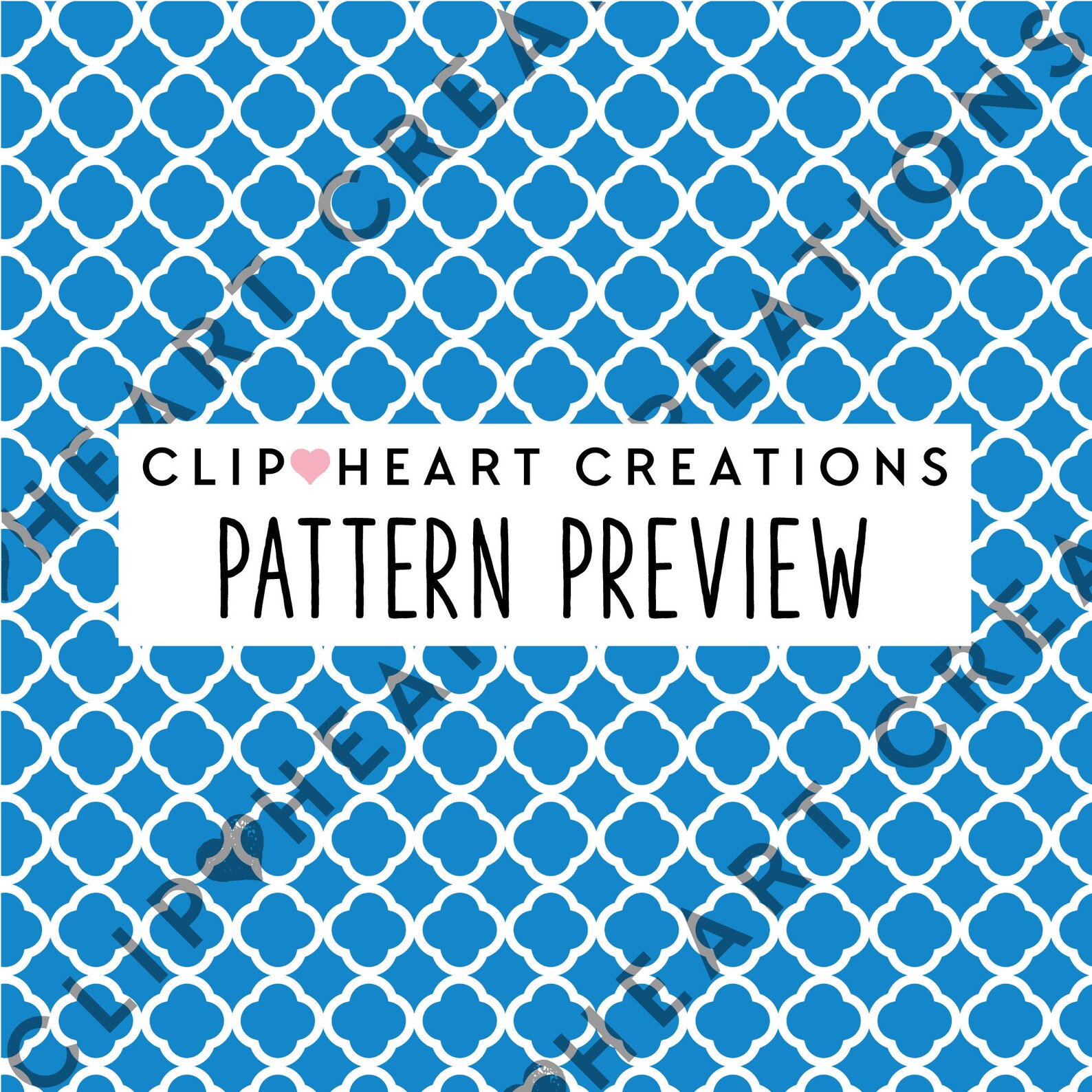 100 Quatrefoil Pattern Digital Paper Pack Commercial Use | Etsy