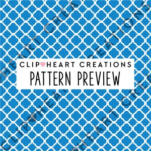 100 Quatrefoil Pattern Digital Paper Pack, Commercial Use Seamless ...