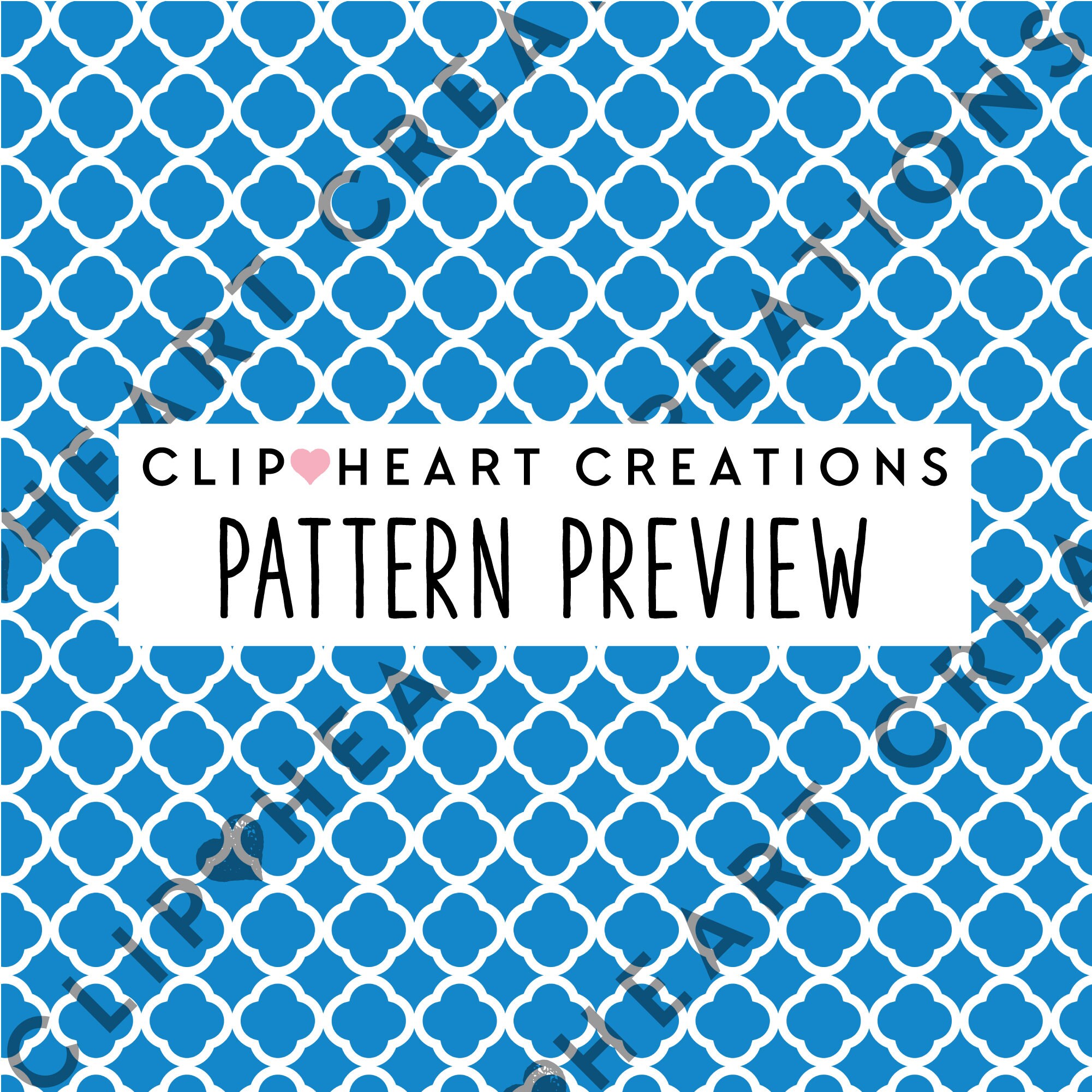 100 Quatrefoil Pattern Digital Paper Pack, Commercial Use Seamless ...