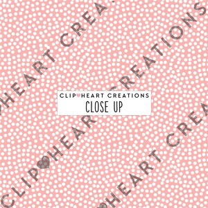 100 Chunky Dots Digital Papers, Commercial Use Seamless White Spotted ...