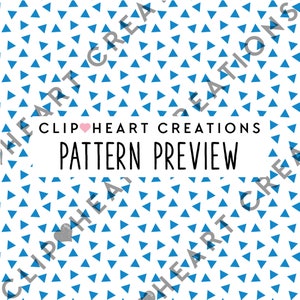 100 Triangle Confetti Digital Papers, Commercial Use Seamless Confetti ...