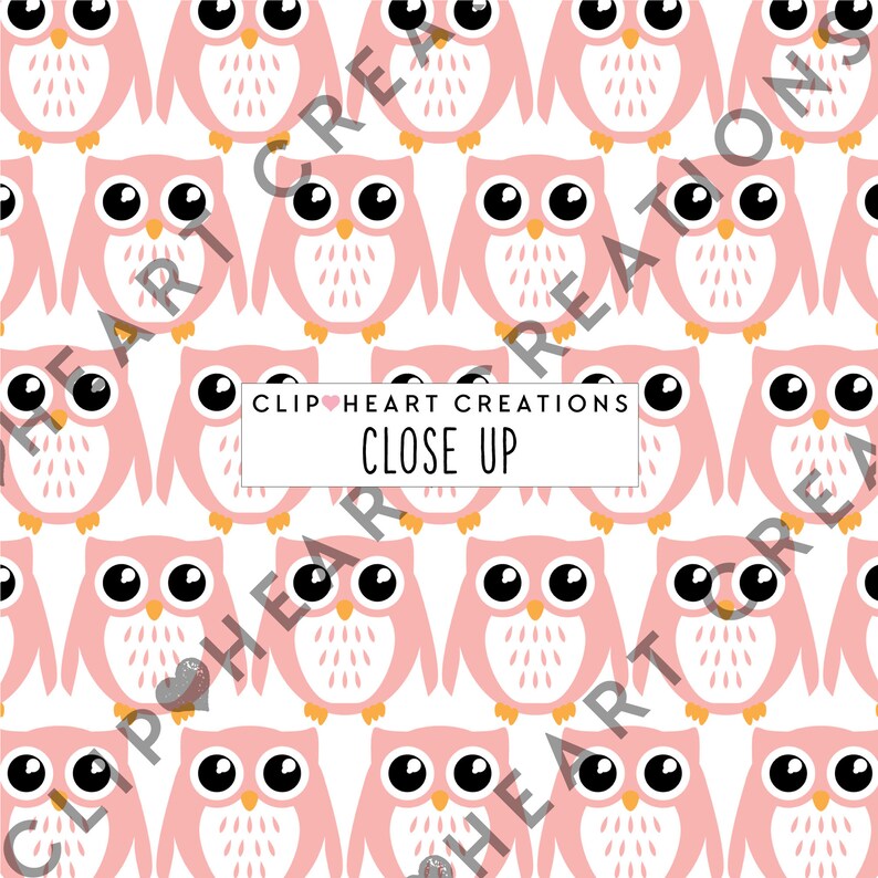 100 Owls Digital Paper Commercial Use Seamless Owl Pattern - Etsy