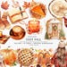 Cozy Fall Watercolor Clipart Set, Commercial Use Instant Download PNG ...