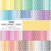 100 Vintage Diamonds Pattern Digital Paper Pack, Commercial Use Instant ...