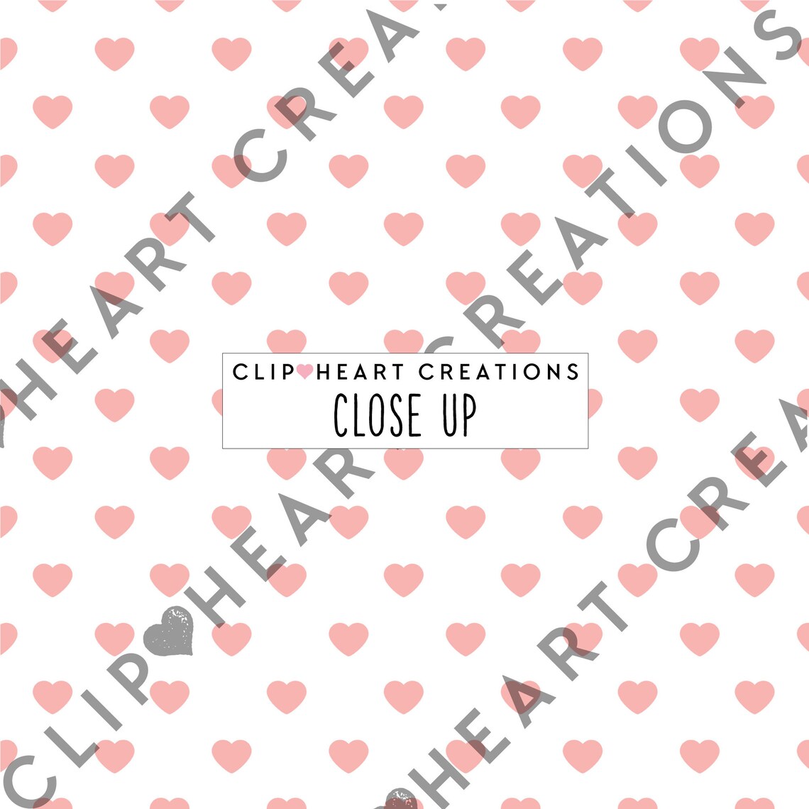 100 Hearts Digital Paper Commercial Use Instant Download - Etsy