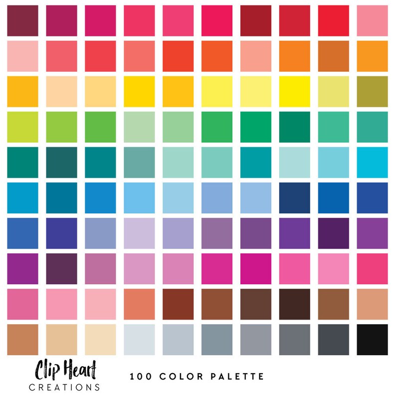 100 Daisy Flower Clip Art Pack Commercial Use Instant - Etsy