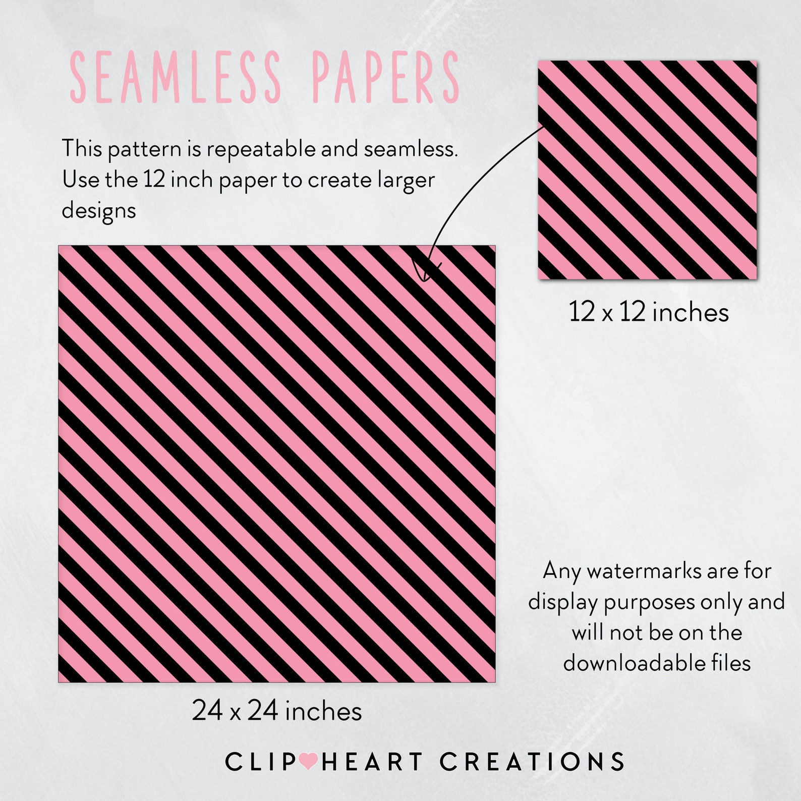 100 Stripes Digital Paper Pack, Commercial Use Instant Download ...