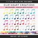 100 Musical Notes Clip Art Commercial Use Instant Download | Etsy