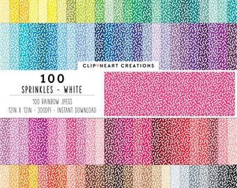 100 Confetti Speckle Digital Papers Commercial Use Seamless - Etsy