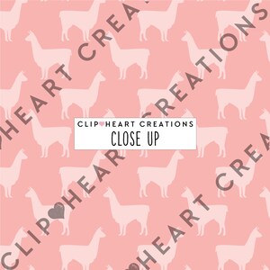 100 Llamas Digital Paper, Commercial Use Seamless Llama Pattern Digital ...