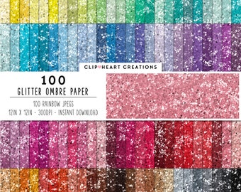 100 Glitter Chevron Digital Paper Commercial Use Instant | Etsy
