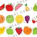 Fruit Digital Clip Art, Commercial Use Instant Download PNG Fruits ...