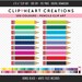 100 Pencils Clip Art Commercial Use Instant Download PNG - Etsy