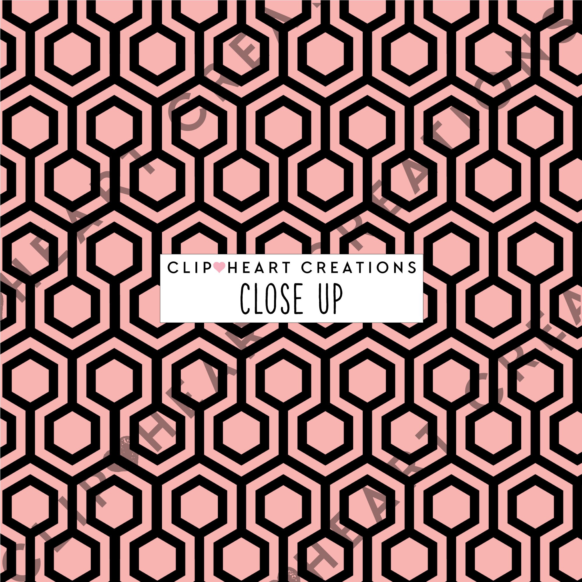 100 Hexagon Pattern Digital Paper, Commercial Use Instant Download ...